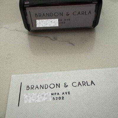 Personalized Book Stamp With Wood Handle - Etsy