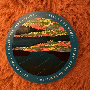 Blue Flame and Howl's Moving Castle Quote Sticker | Fire Demon ...