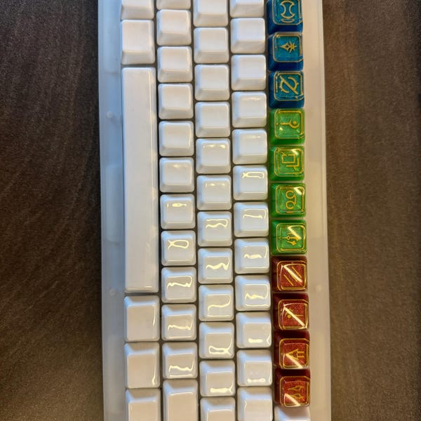 League of Legends Arcane Resin Keycaps Jinx, Vi, Ekko, Caitlyn ...