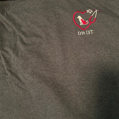 Full Zip Vet Tech Jacket With Sleeve, Vet Assistant Hoodie With Pockets ...