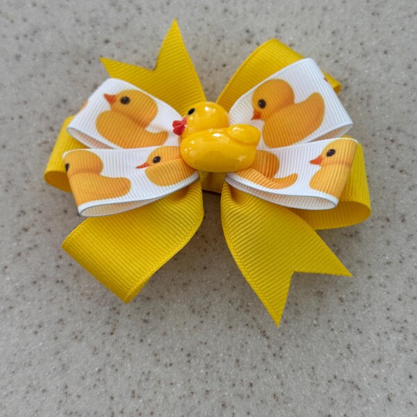 Checkered Flag Racing Ponytail Streamer *you Choose Solid Bow Color ...