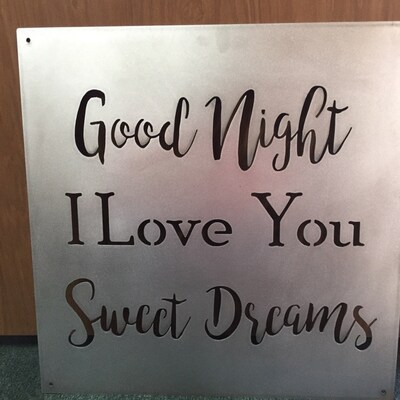 Custom Metal Quote Sign and Sayings, Inspirational Personalized Sign ...