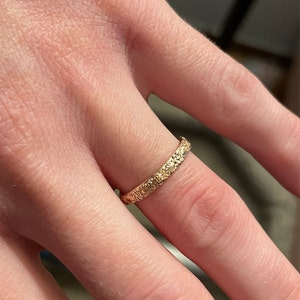 Antique Wedding Ring Baroque Vintage Wedding Band Italian - Etsy