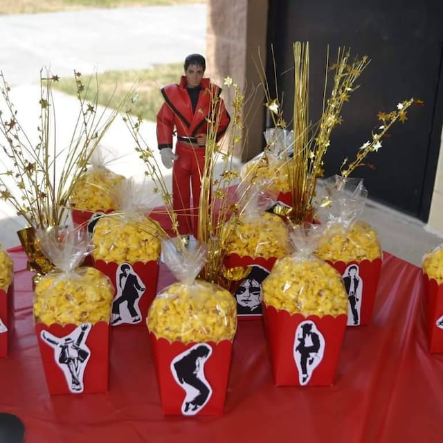 Michael Jackson Thriller Party Popcorn or Favor boxes Set | Etsy