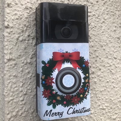 Ring Doorbell Christmas Sticker for Ring Doorbell 2 Ring - Etsy UK