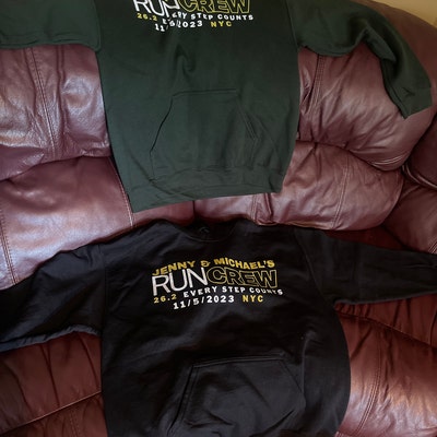 Custom Running Crew T-shirt, Family Matching Shirts, Group Spectator ...