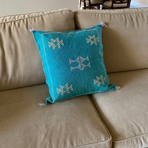 Moroccan Cover Made With Cactus Silk Bright & Sensational 18x18 ...