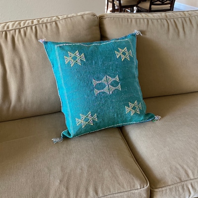 Moroccan Cover Made With Cactus Silk Bright & Sensational 18x18 ...