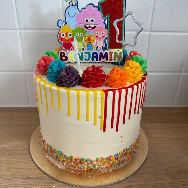 Super Simple Song Cake Topper, Super Simple Song Personalised Cake ...