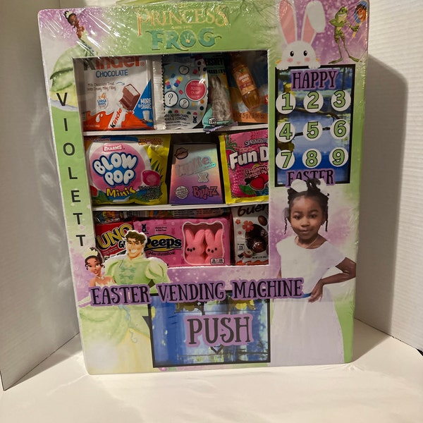 Custom Boy Vending Machine Template, Boy Birthday Gift, Boy Easter ...