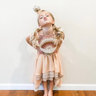 Rainbow Kids Crop Top Neutral Rainbow Kids Halter Top Many - Etsy