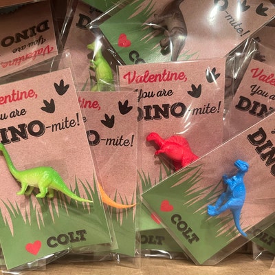 Dinomite Dinosaur Valentines PRINTABLE Dinosaur Valentine Card for Boys ...