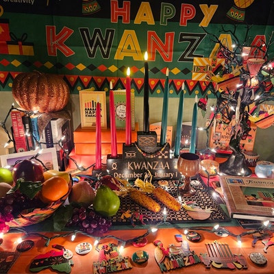 Seven Symbols of Kwanzaa Celebration Gift Basket Set - Etsy