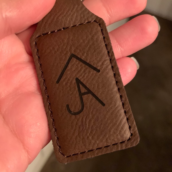 Personalized Keychain, Gift for Rancher, Ranch Brand Keychain, Engraved ...