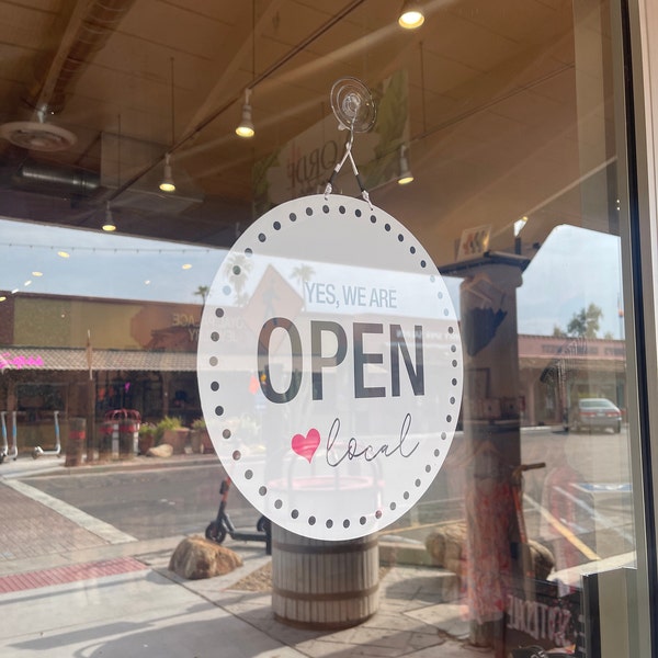 Double Sided Open With Love(heart) Local, Unique Open Closed Sign.funny ...