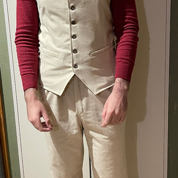 DIY Vest - Template Pattern Blueprint Pdf Vector Printable Digital ...