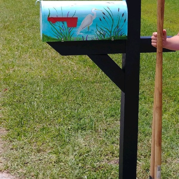 Seashore Beach Lighthouse Handpainted Mailbox - Etsy