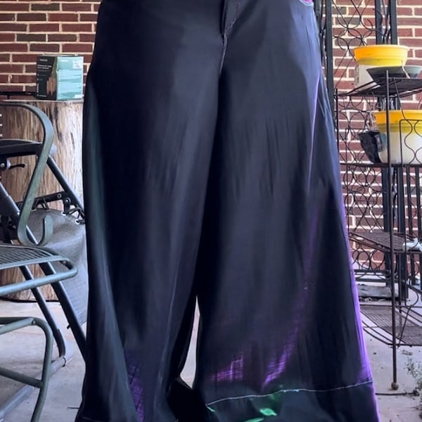 Phat Pants Wide Leg Rave Pants - Oversized Skater Baggy Jeans - Digital ...