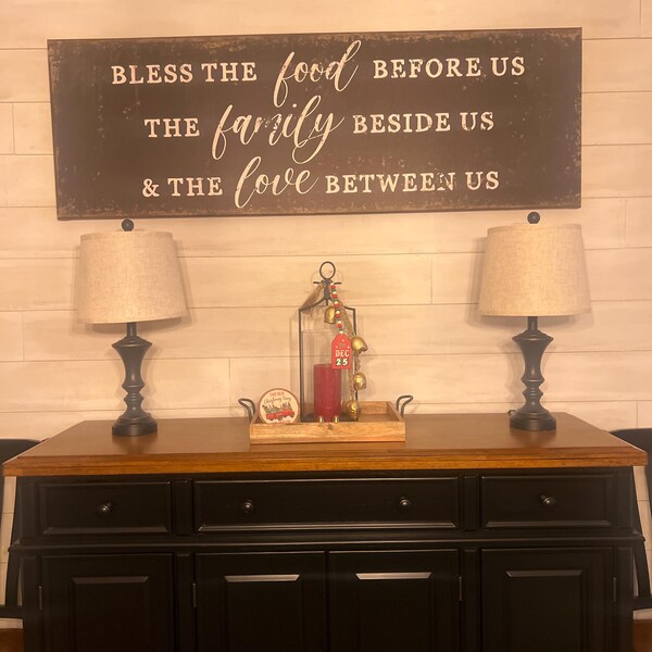 Modern Farmhouse Kitchen Sign Personalized Farm Kitchen Wall Decor ...