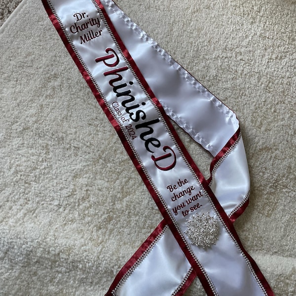 Custom Lace Sash Personalized Sash Customize Sash Embroidery Border ...