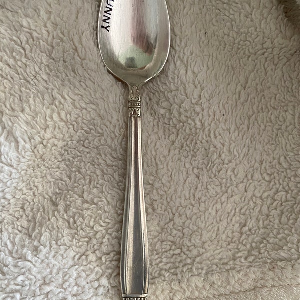 CUSTOM STAMPING - Hand Stamped Silverware Vintage Spoon Message ...