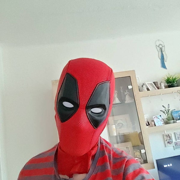 Deadpool 3 Style Halfshell Costume Cosplay Mask With Screen Printed ...