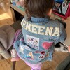 Mermaid Jacket Jean Girls Patch Jacket Custom Mermaid Girls Jacket ...