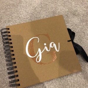 Personalised Name Scrapbook / Custom Message Photo Album / - Etsy UK