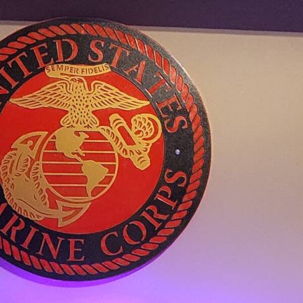 US Marine Corps Metal Sign -- Authorized Seller for USMC Logo -- USMC ...