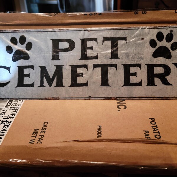 Cemetery Sign Vintage Personalized With Your Last Name Halloween Decor ...