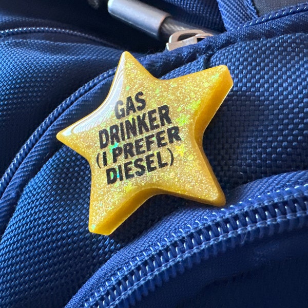 Gold Star Custom Resin Pins, Novelty Pins, Custom Text Pins, Quirky ...