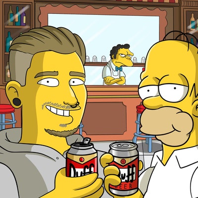 Yellow Portrait Shoulders Up. Simpsonize Me Custom Simpsons - Etsy