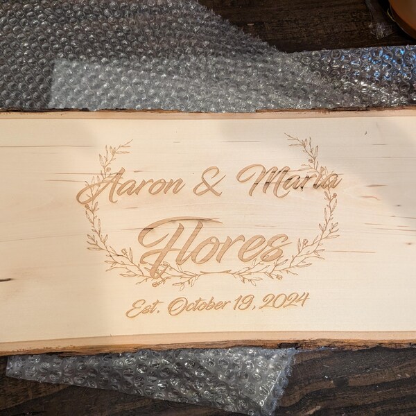 35th Anniversary Cutting Board, Anniversary Gift for Parents ...