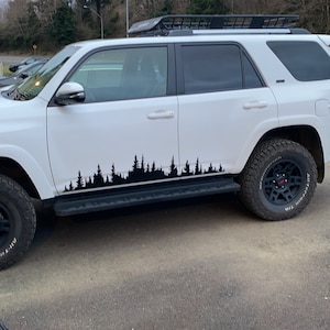 Trees Banner Large Vinyl Decal, Bumper Sticker. for Side of Truck Decal ...