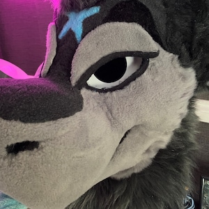 Boar or Pig 3D Printed Fursuit Head Blank Complete Headbase Kit Moving ...