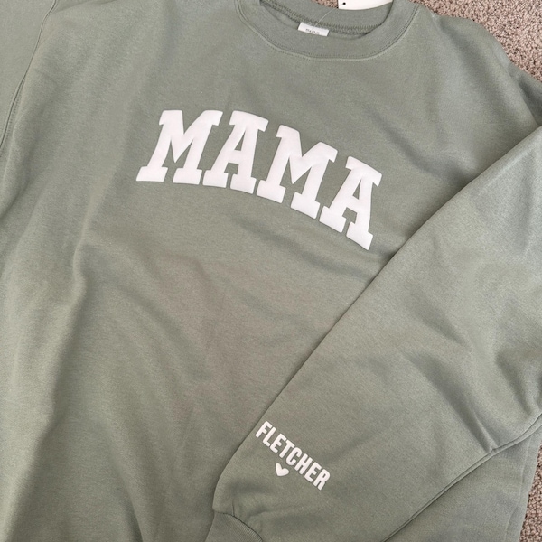 Bride Sweatshirt With Puff Letters Embossed Style Bride Sweater Wedding ...