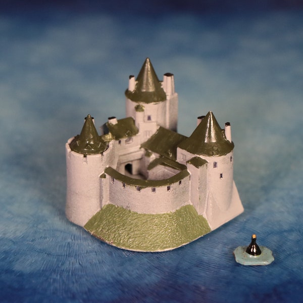 Bodiam Castle Historical Architecture Scale Model 1:1000 Lead Free ...