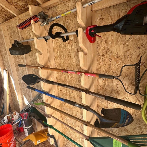 The Original* - Yard Tool Rack - Etsy Canada