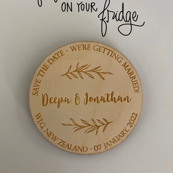 A2 Save the Date Magnet Backing Cards - Put Me on Your Fridge Card ...