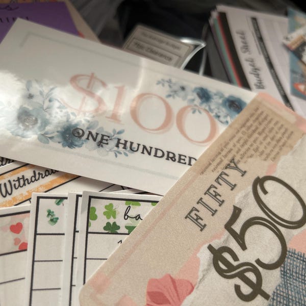 Savings Challenge Inserts, Cash Envelopes, Printable Savings Insert ...