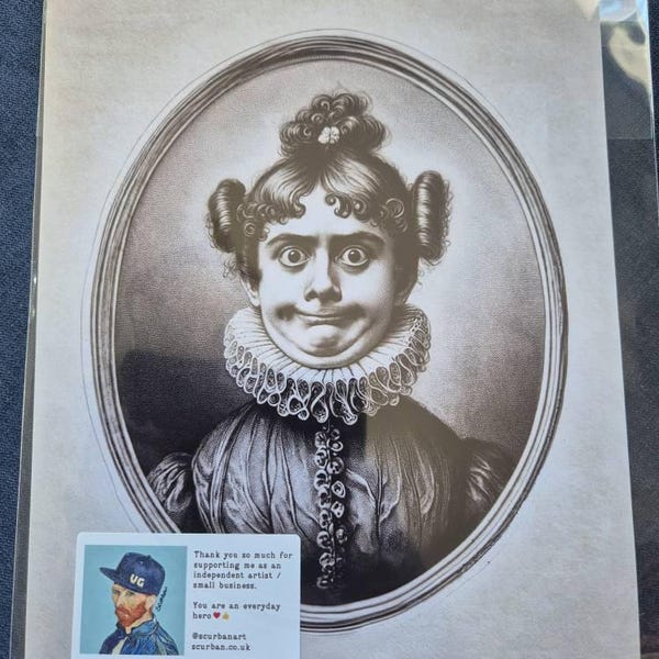 Bat Woman Gothic Witch Print by Albert Joseph Penot, Fine Art ...
