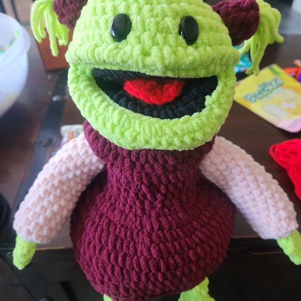 Crochet Finger Puppet Mona Doll , Amigurumi Nanalan Mona Doll - Etsy