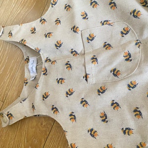 Linen Ladybird, Ladybug Flutter Sleeve Jumpsuit. 0-6 Years. - Etsy