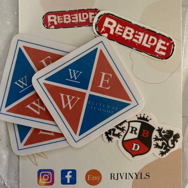 Rebelde (RBD) Elite Way School Inspired Sticker - Etsy