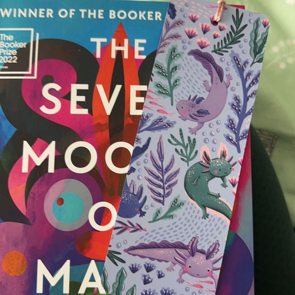 Axolotl Bookmark- With or Without Tassel- Kawaii Bookmark- Book Worm ...