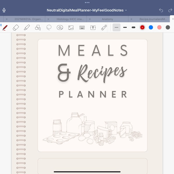 Weekly Routine Goodnotes Checklist PDF | Weekly Routine Planner Adult ...