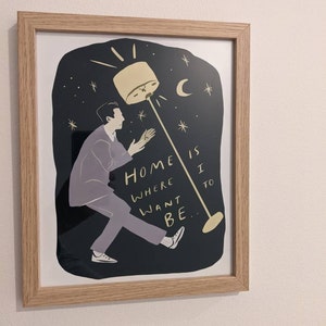 Lamp Dance David Byrne Print - Etsy