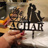 Football Bride and Groom Cake Topper, Football Groom, Sports Couple ...