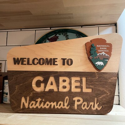 15 Personalized National Forest Inspired Sign Replica Custom National ...