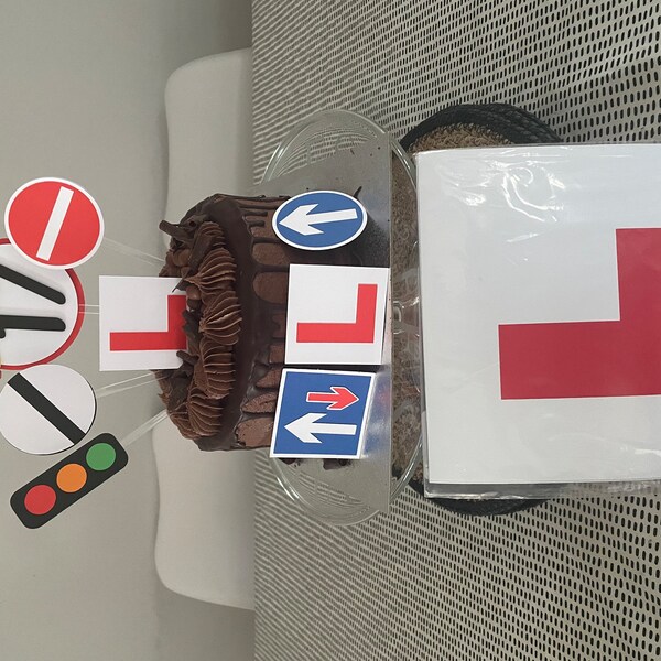 Personalised Learner Driver Cake Topper | New Driver Cake Topper | L ...